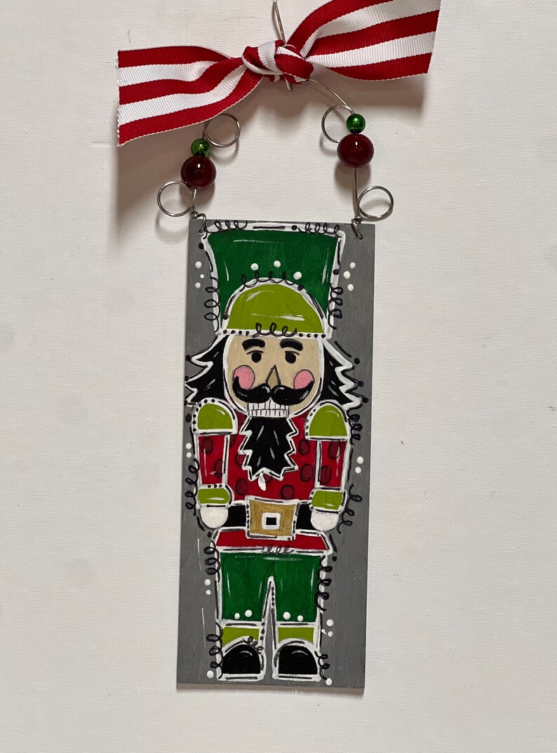 Hand-painted Nutcracker Ornament - Etsy