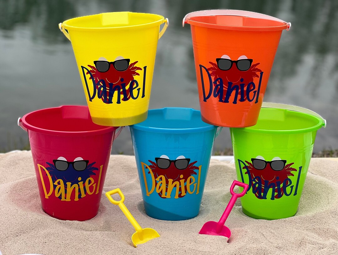 Personalized Crab Sand Pail - Etsy