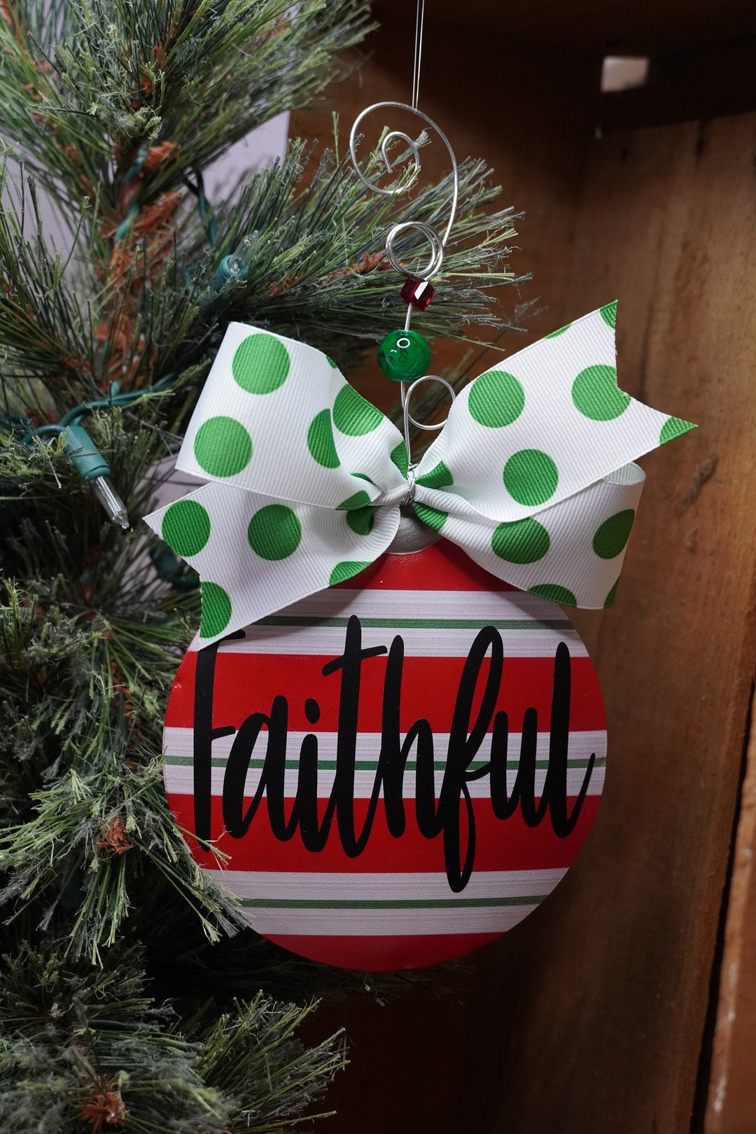 Burton + Burton FAITHFUL 3D Disc Ornament ***LIMITED QUANTITIES*** - Etsy