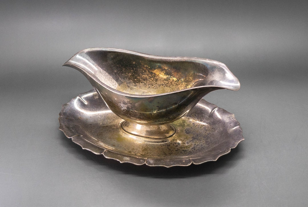 Vintage Early American International Silver Company Bowl/tray Repurposed as a Pipe Holder / Rest ...