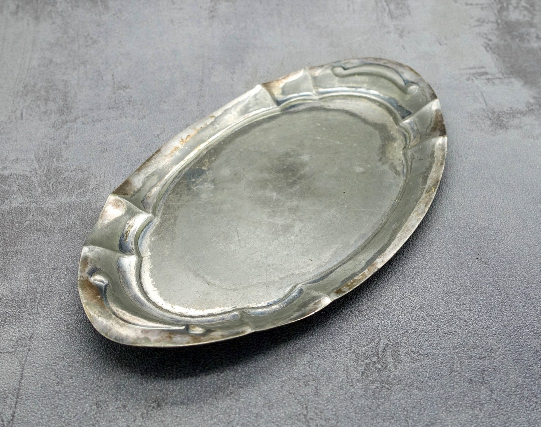 Forbes Silver-plate Dish Repurposed as an Cigar Holder / Rest / Ashtray ...