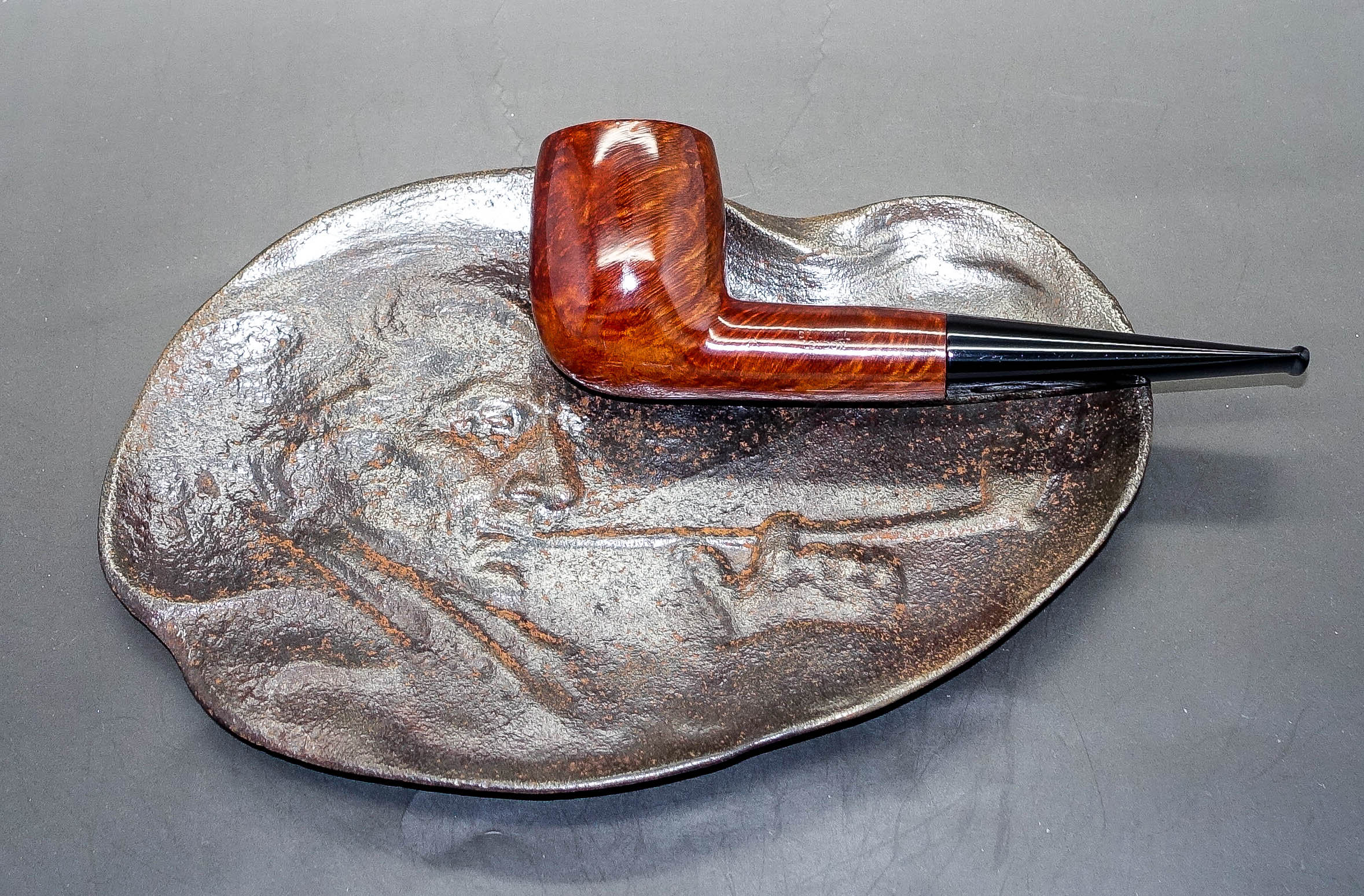 Vintage Bradley and Hubbard Cast Bronze Pipe Smoking Plate | Etsy