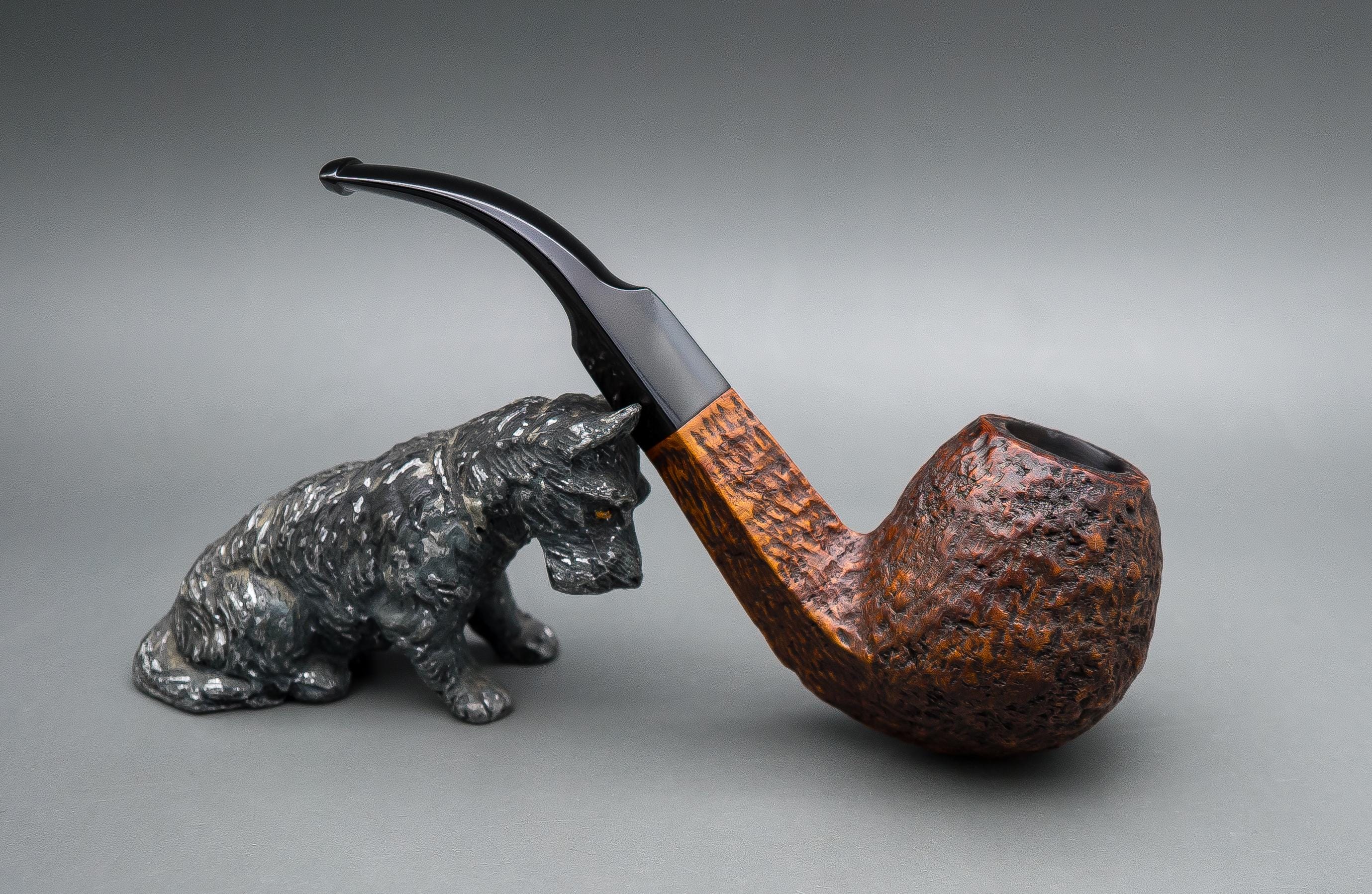 Vintage Rusticated Ed Burak Connoisseur Bent Large Bent Apple or Brandy ...