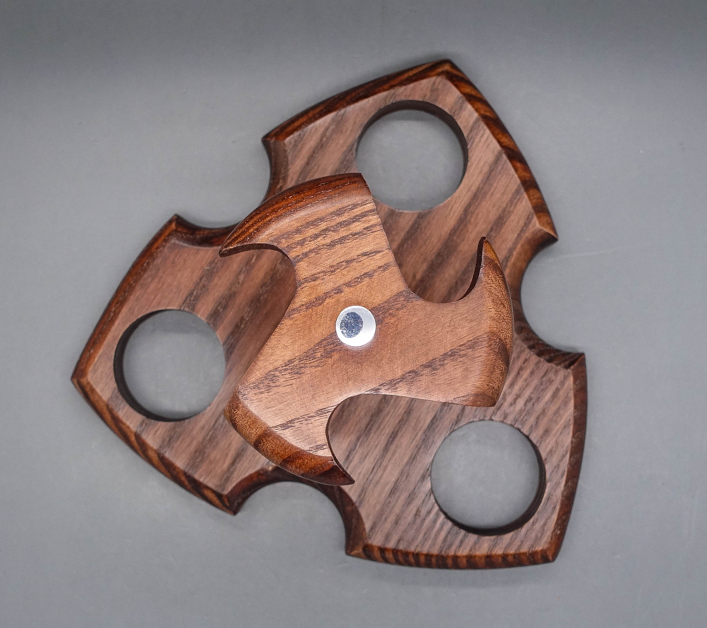 Vintage Kaf-pipe Rack / Stand Ash Wood 3 Place open Top - Etsy