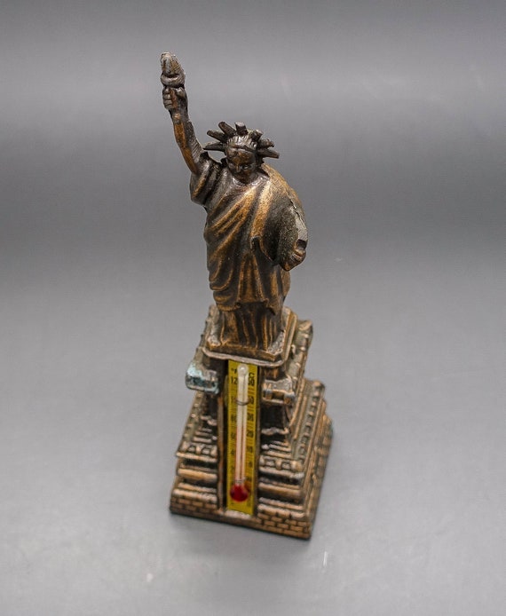 Vintage Early to Mid-century Copper Statue of Liberty Souvenir - Etsy