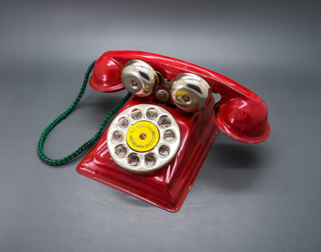 Vintage N.H. Hill Brass Company – Toy Dial Telephone – Good Vintage ...