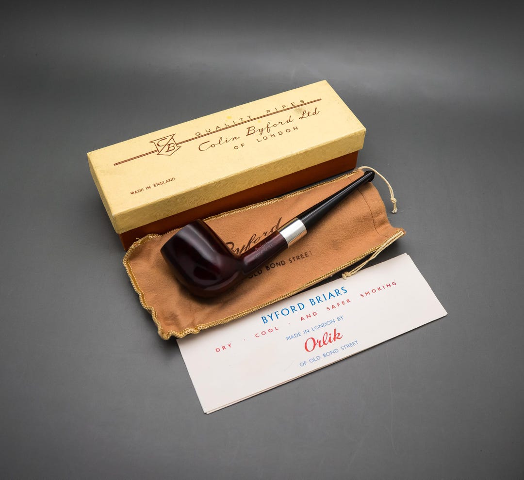 Vintage Colin Byford Made by Orlik NOS/NIB Shape 54 Billiard – Unsmoked ...