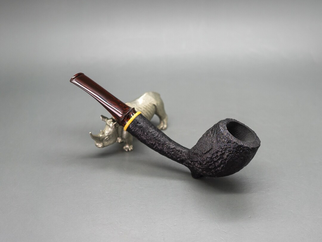 Mica Redmond Lightweight Acorn / Cutty Black Sandblasted Artisan Pipe ...