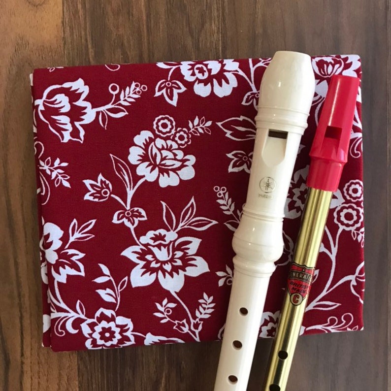 Recorder Case, Tin Whistle Cover, Fife Sleeve, Irish Penny Whistle Bag ...