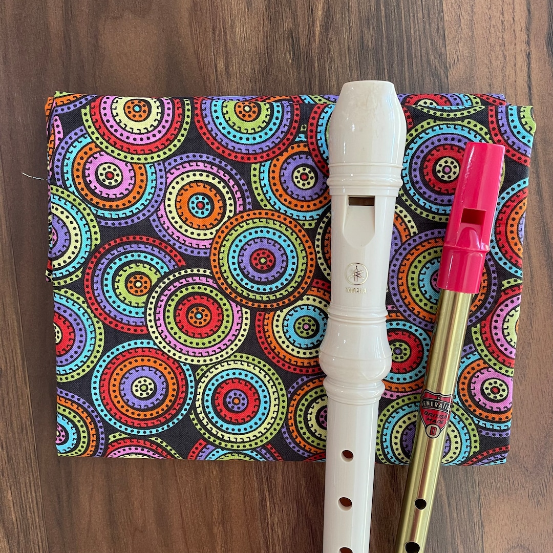NEW Fabric- Tin Whistle Case, Recorder Sleeve, Irish Penny Whistle D ...