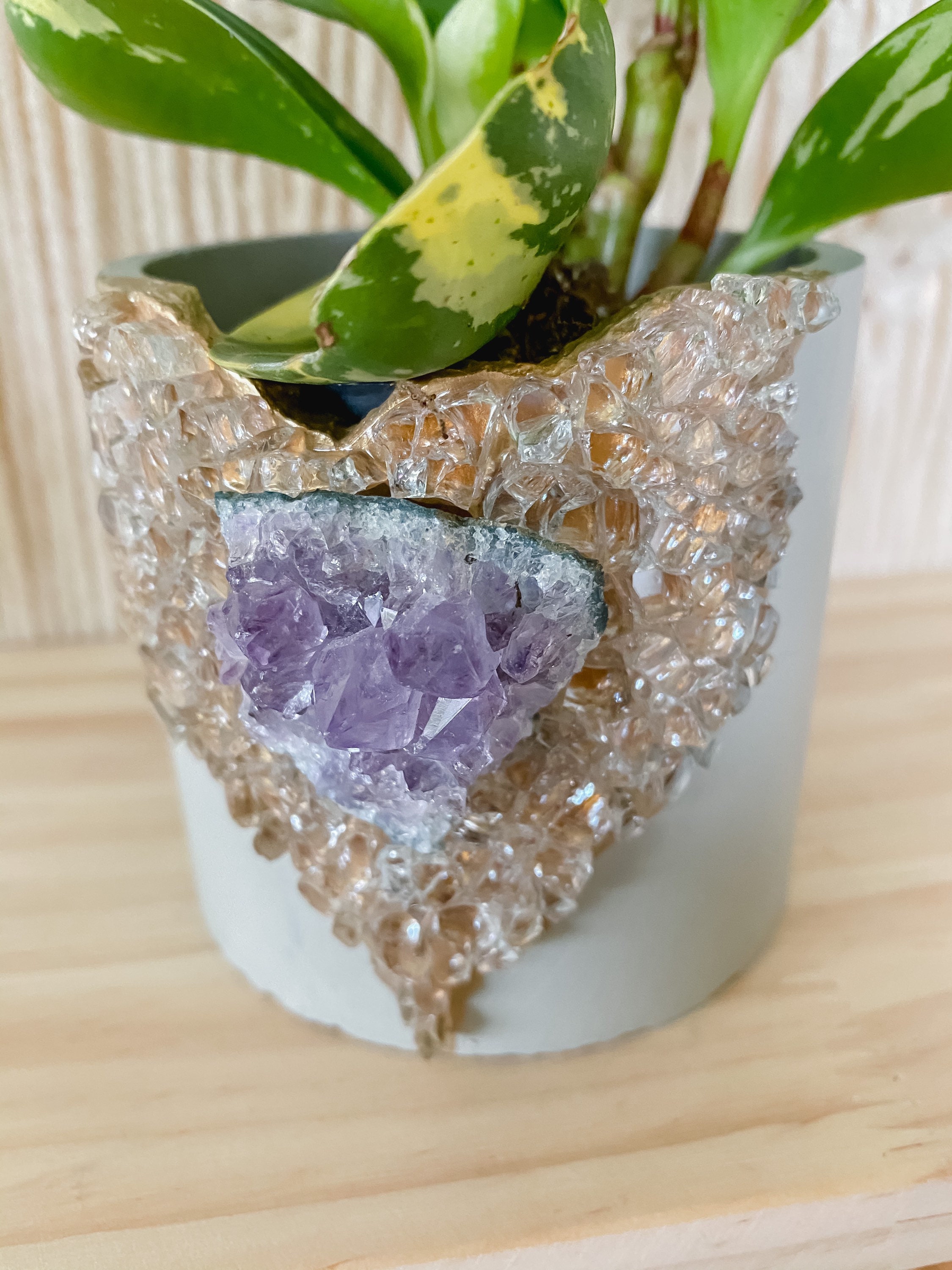 Amethyst Planter 3