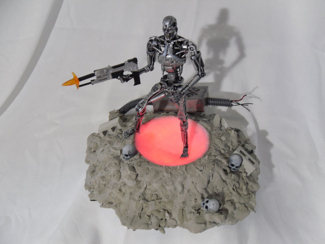 TERMINATOR Action Figure Display. Lights Up. Figure NOT INCLUDED. (free ...