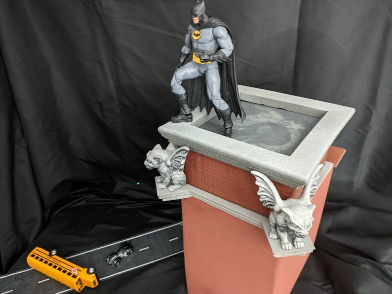 Batman ROOFTOP - Action Figure Display - Etsy