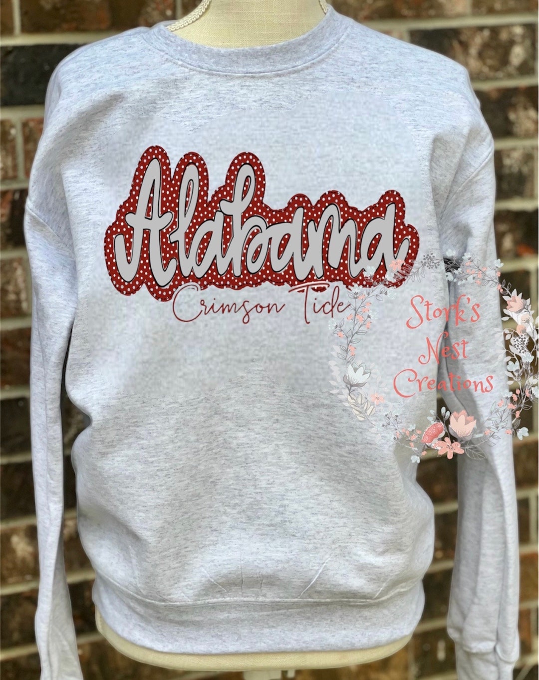 ALABAMA or BAMA Faux Appliqué Shirt and Sweatshirt / College Football ...