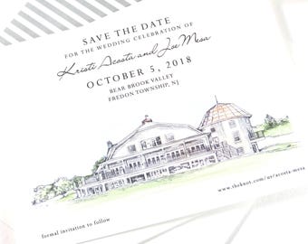 Bear Brook Valley Wedding Invitation - Etsy