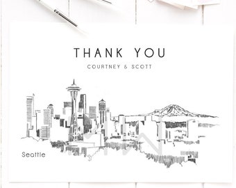 Thank You Card Set - Etsy