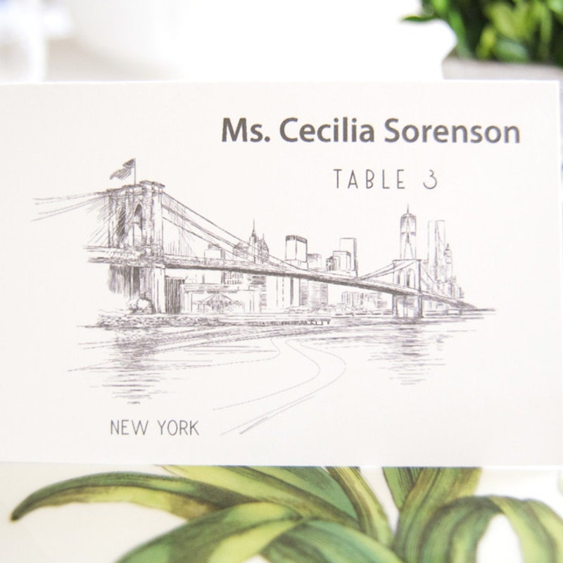 Nyc Place Cards - Etsy