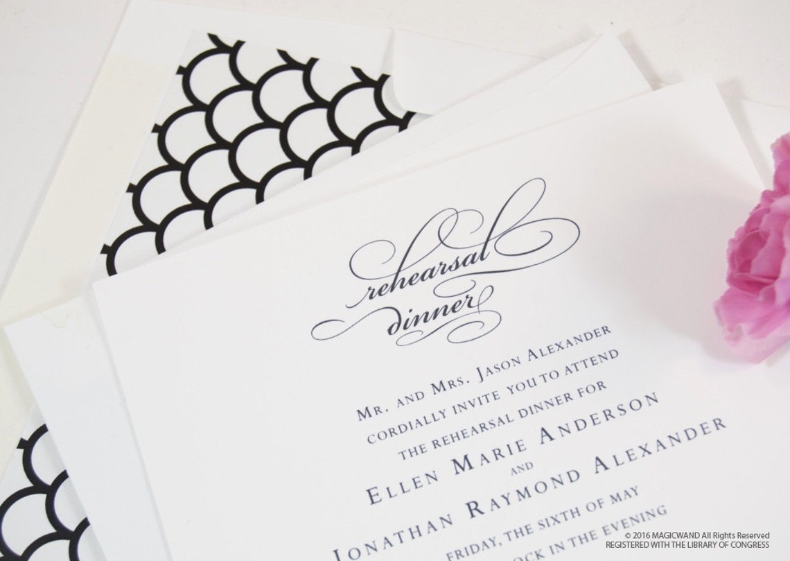 Washington D.C. Memorials Skyline Rehearsal Dinner Invitations - Etsy