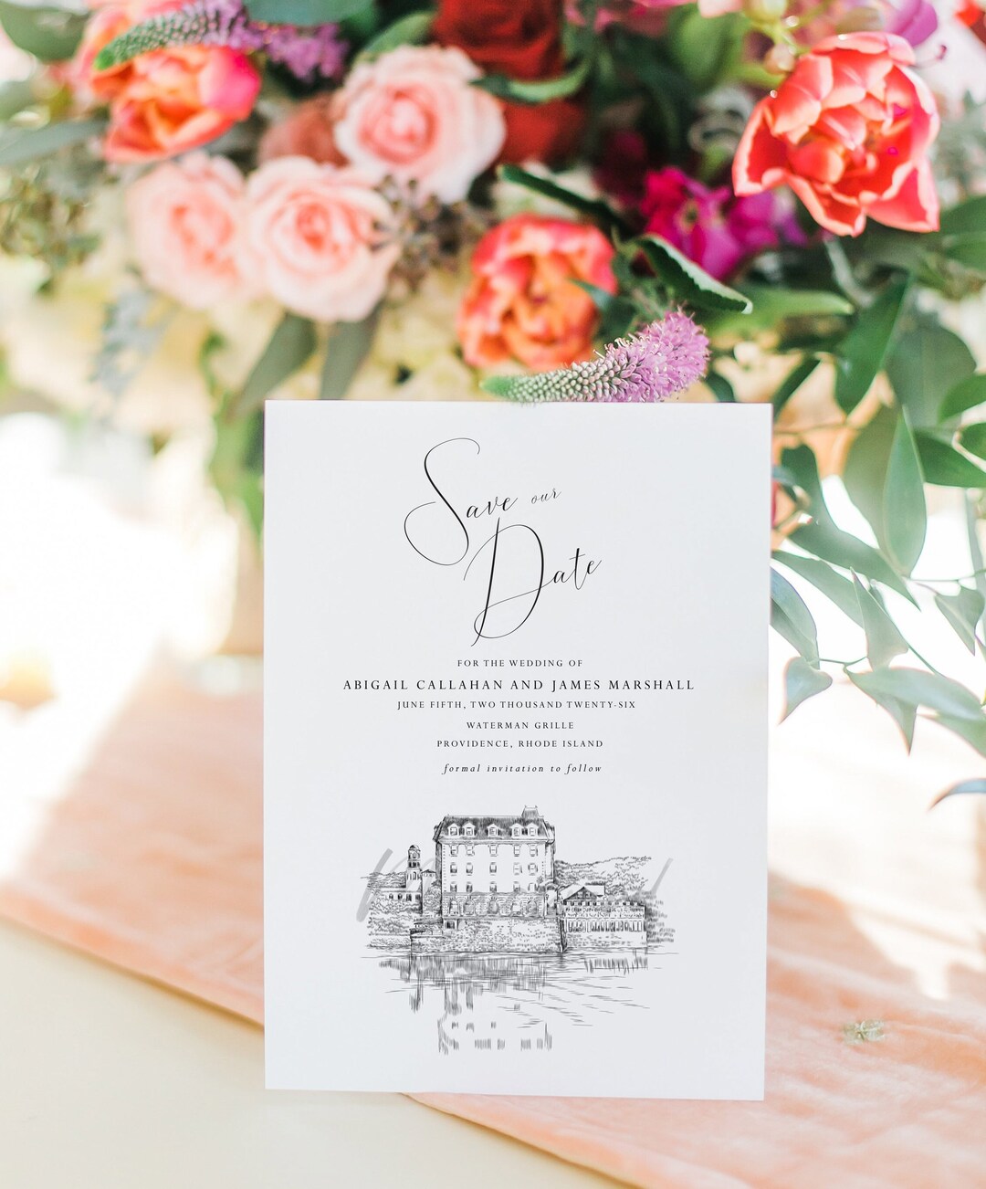 Waterman Grille, Providence, Save the Date Cards, Wedding Save the ...