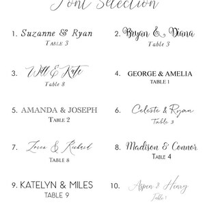 Disney World Place Cards Personalized With Guests Names | Etsy