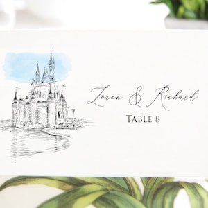 Disney World Place Cards Personalized With Guests Names, Placecards ...