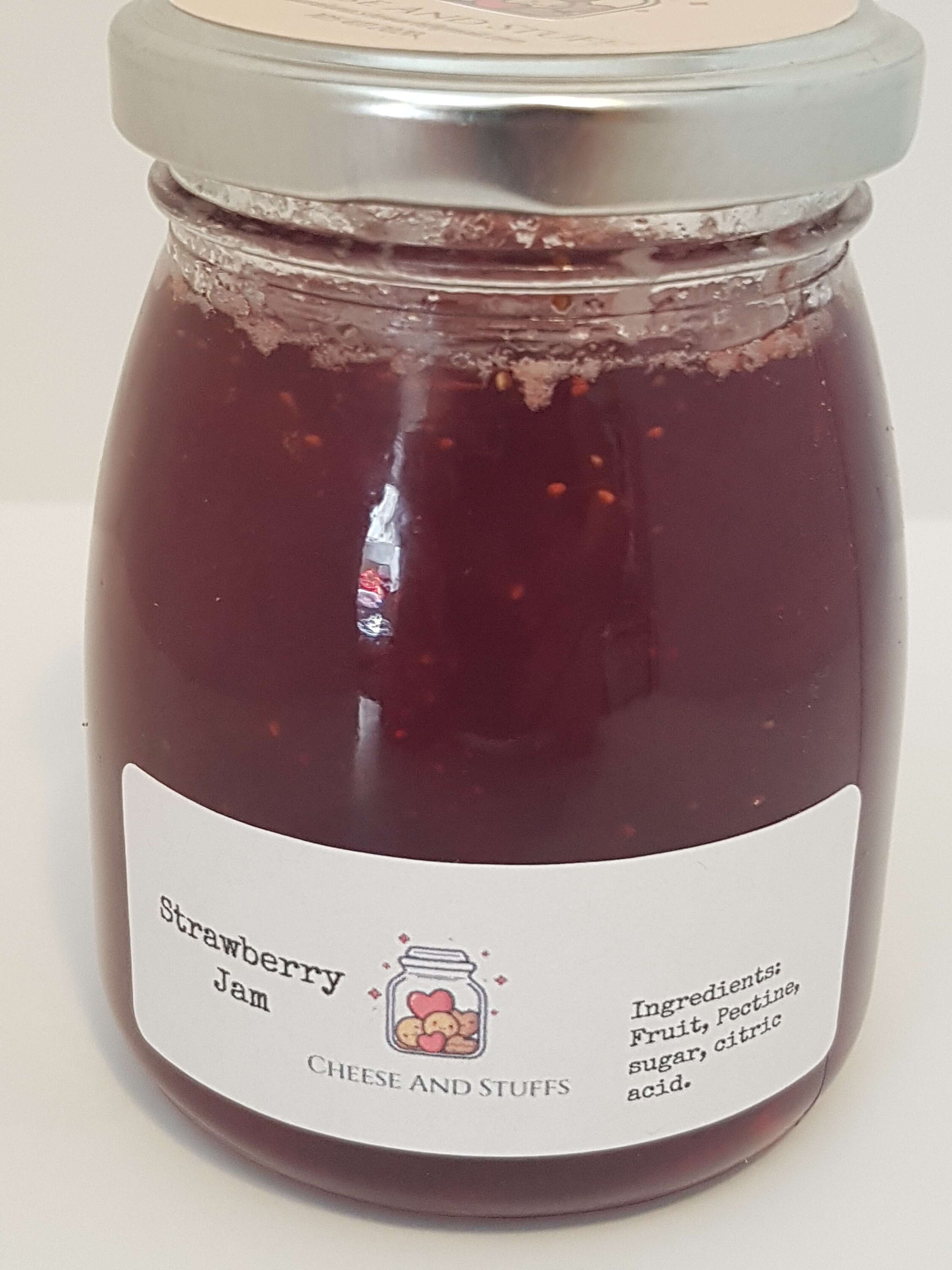 5 Jars of Homemade Jam. Gift Set . Wedding Gift, Party Favor. 5 Jars ...