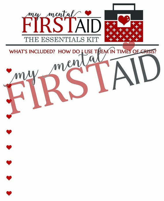 Make Your Own Mental Health Kit Digital Pages | Etsy