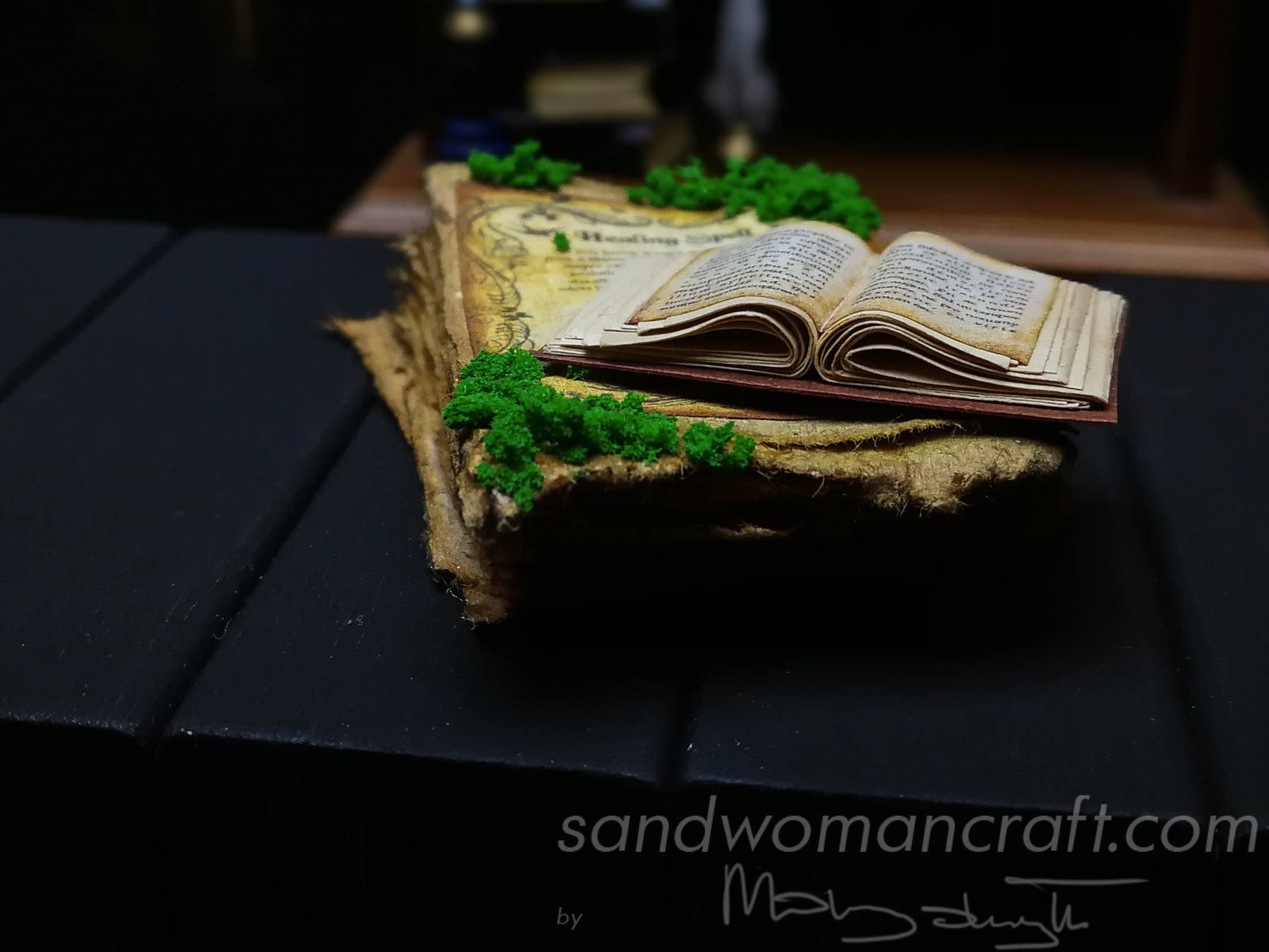 Miniature Tiny Open Book-dollhouse Miniatures-tiny Little Mini Book ...