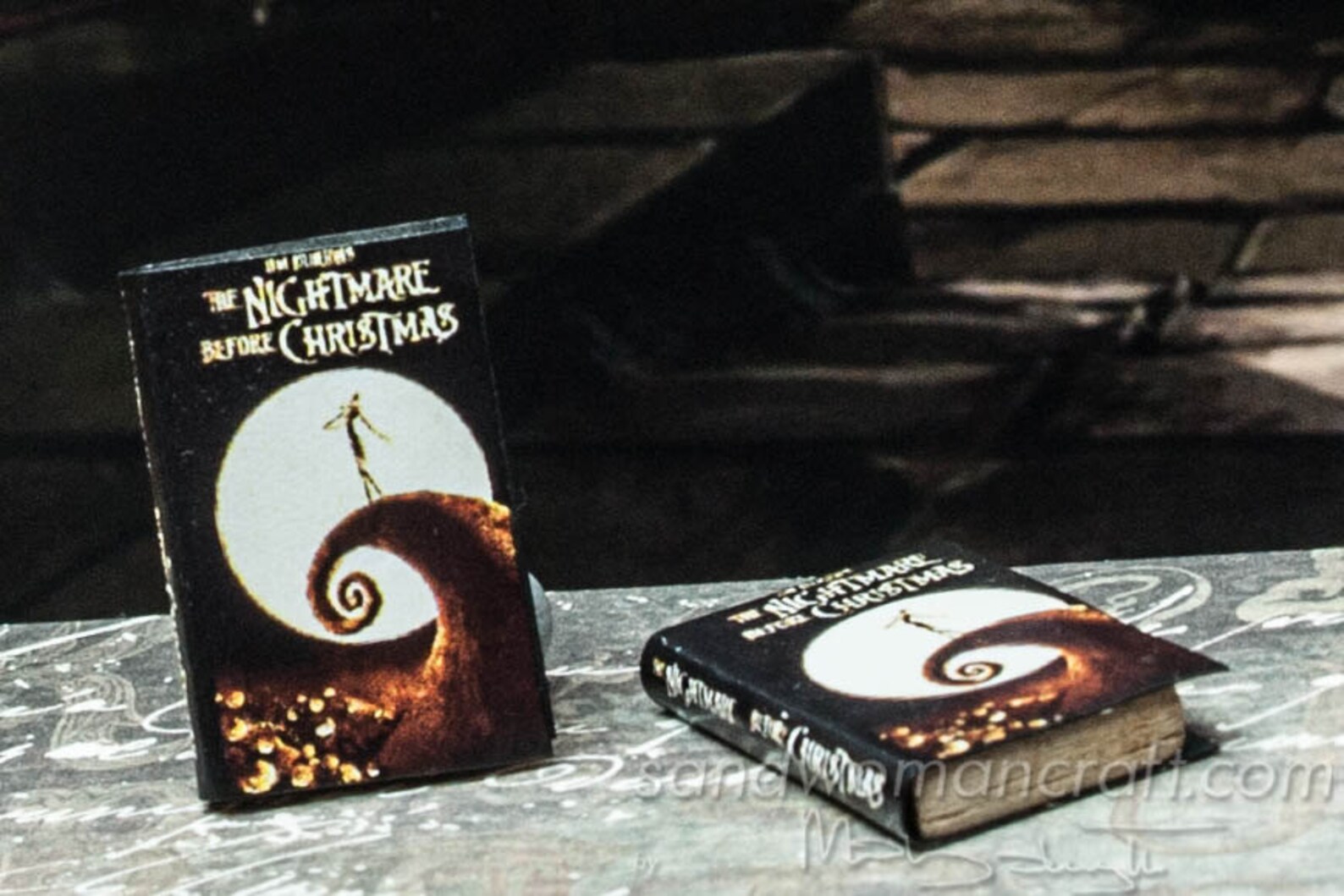 Miniature Book-nightmare Before Christmas-1 Inch Scale-1:12 Scale ...