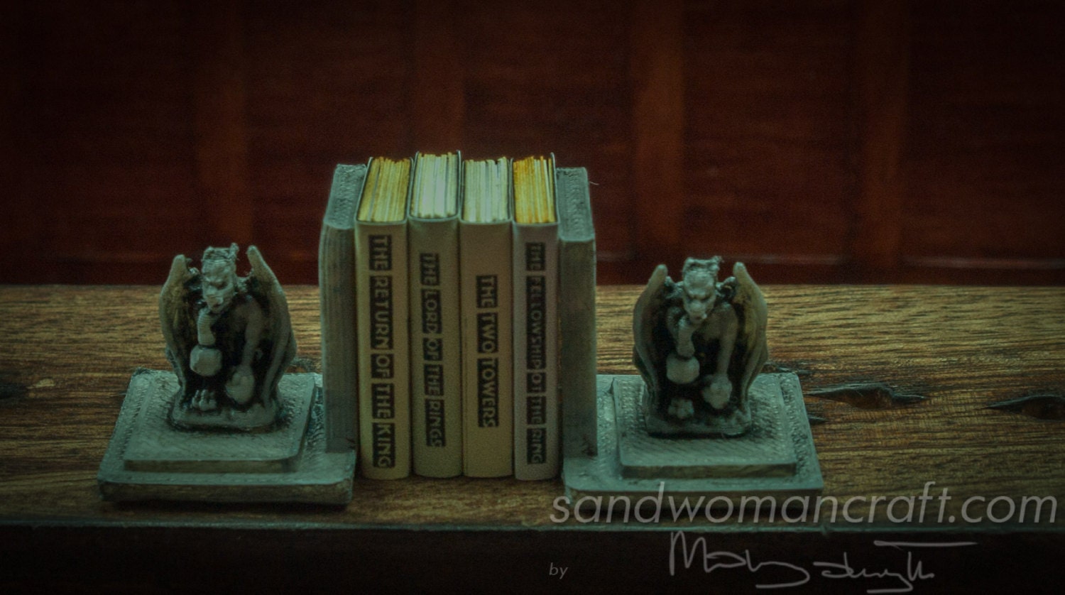 Hobbit Set of Four Miniature Books J. R. R. Tolkien 1:12 | Etsy