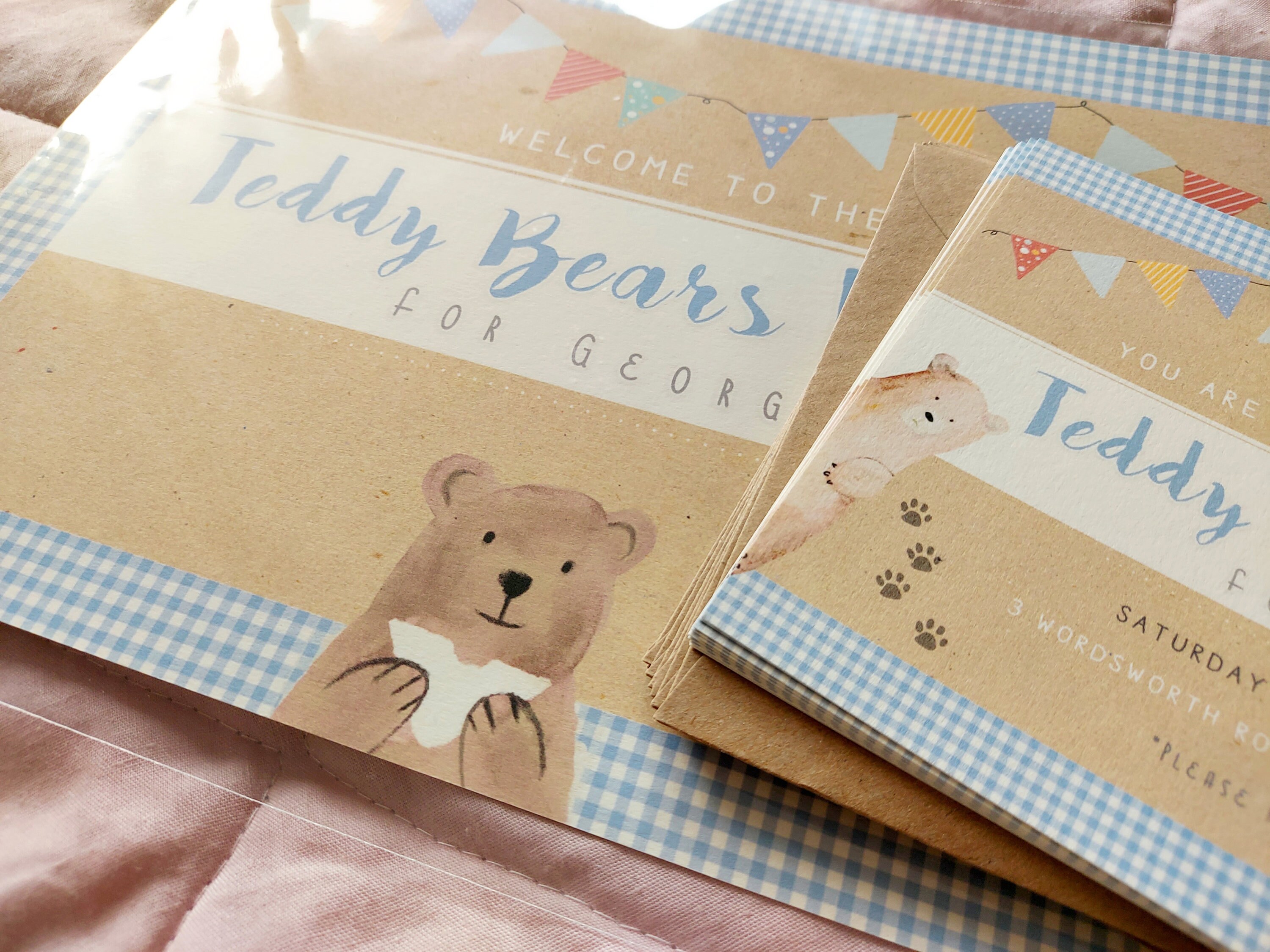 Set of 2 Teddy Bears Picnic Party Signs Teddy Bear Picnic - Etsy UK