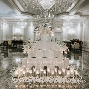 Acrylic Cube Seating Chart | Delivered in North NJ, Some Central NJ ...