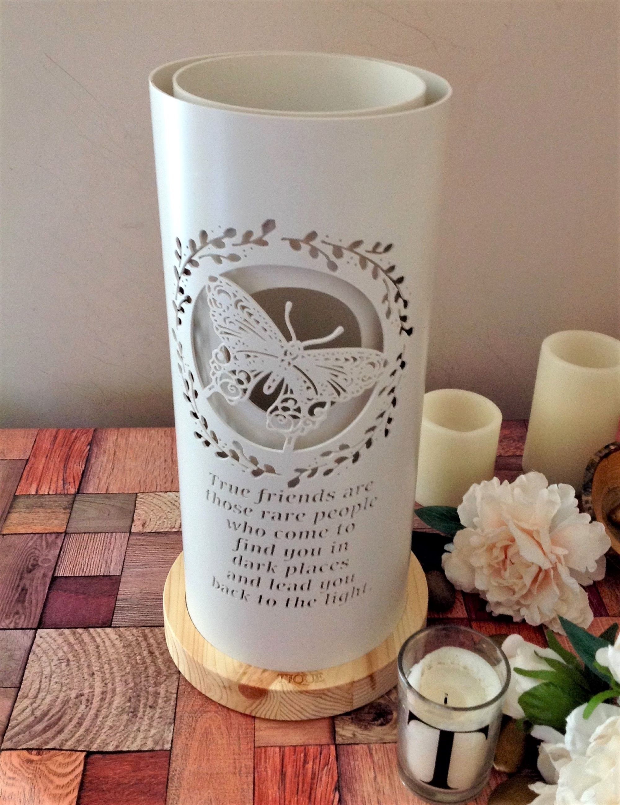 Butterfly Friend Quote Table Lamp - Etsy