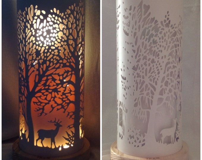 Bespoke hand crafted pvc pipe lamps by TiqueLights on Etsy