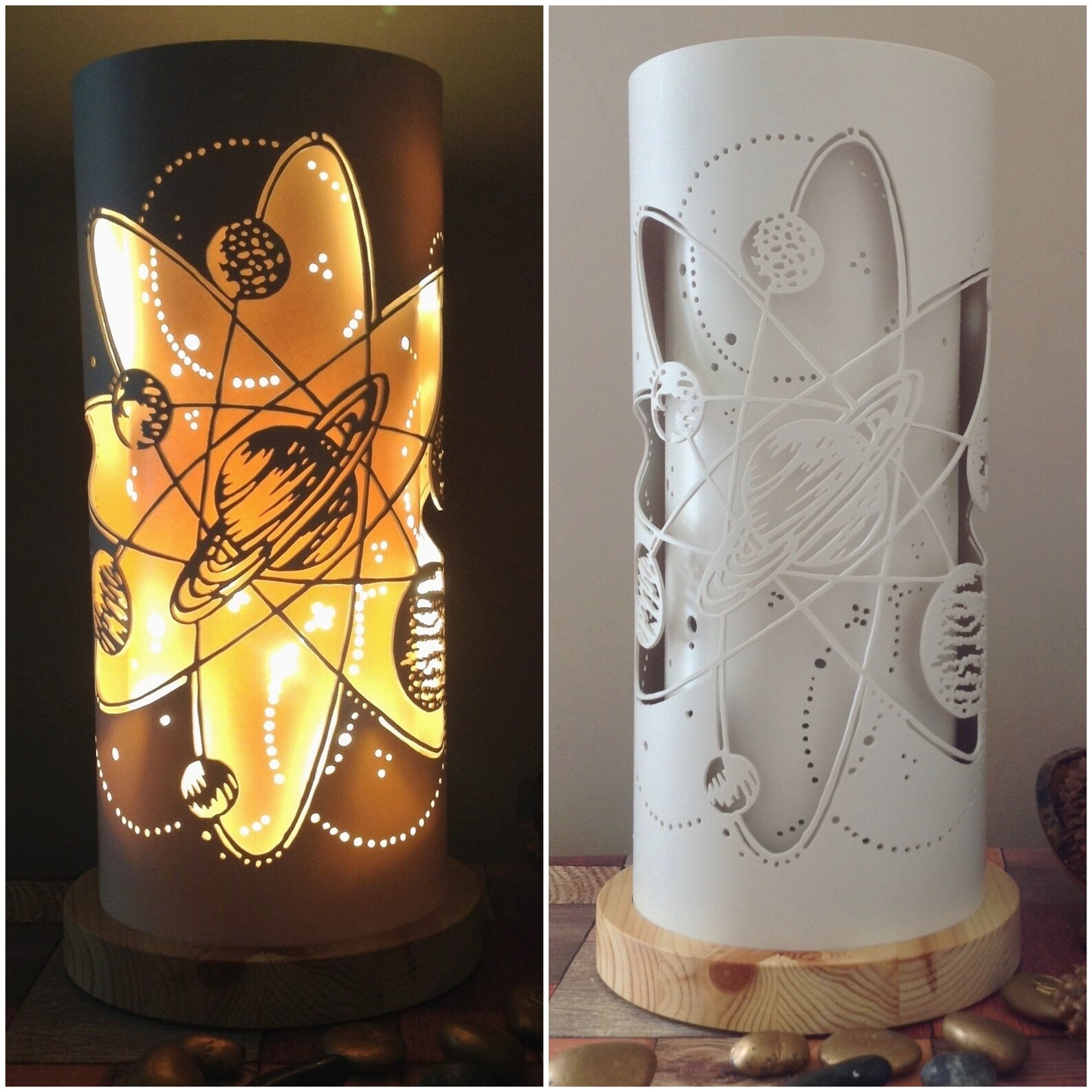 Galaxy and Planets Table Lamp - Etsy UK