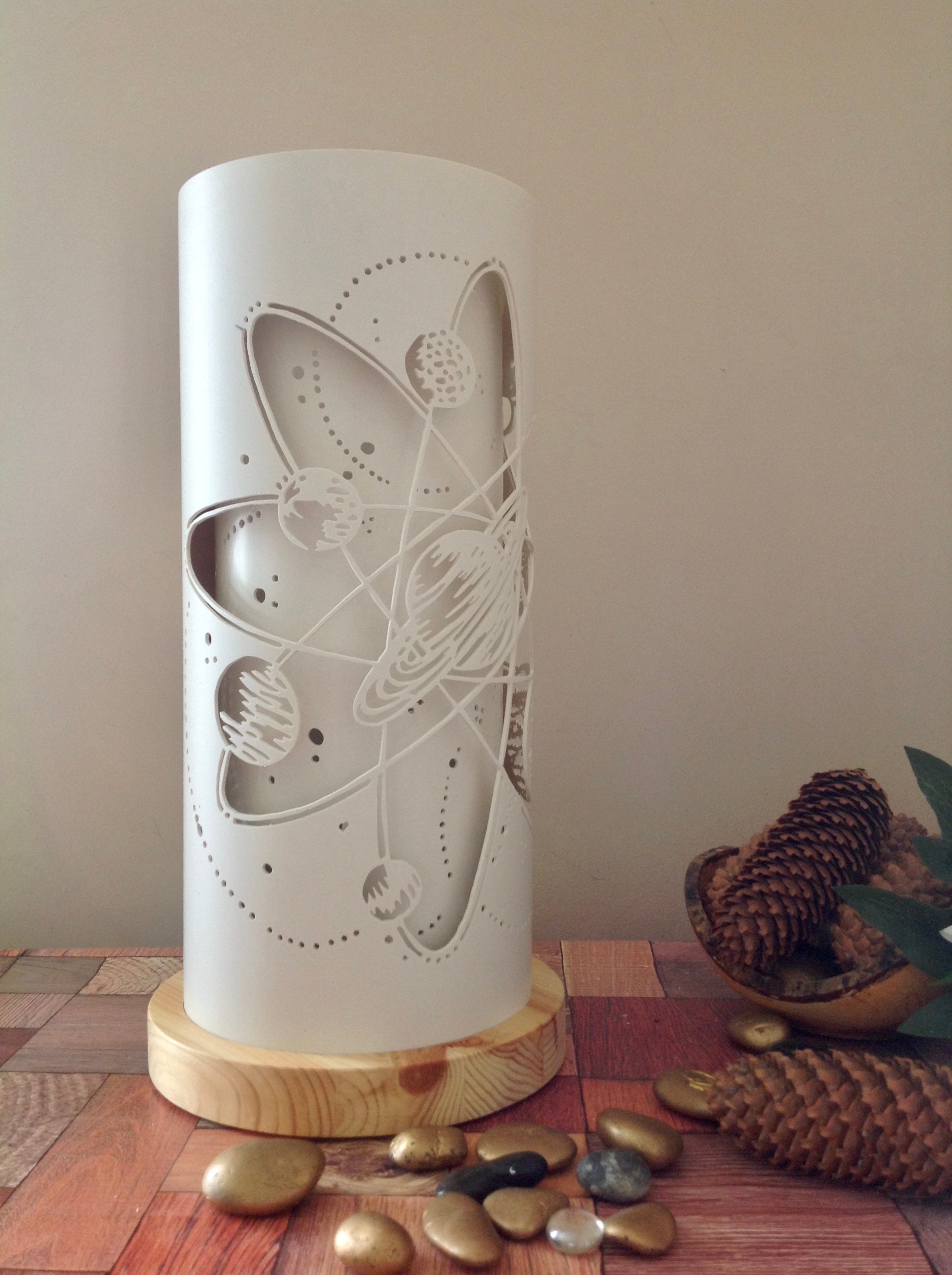 Galaxy and Planets Table Lamp - Etsy UK