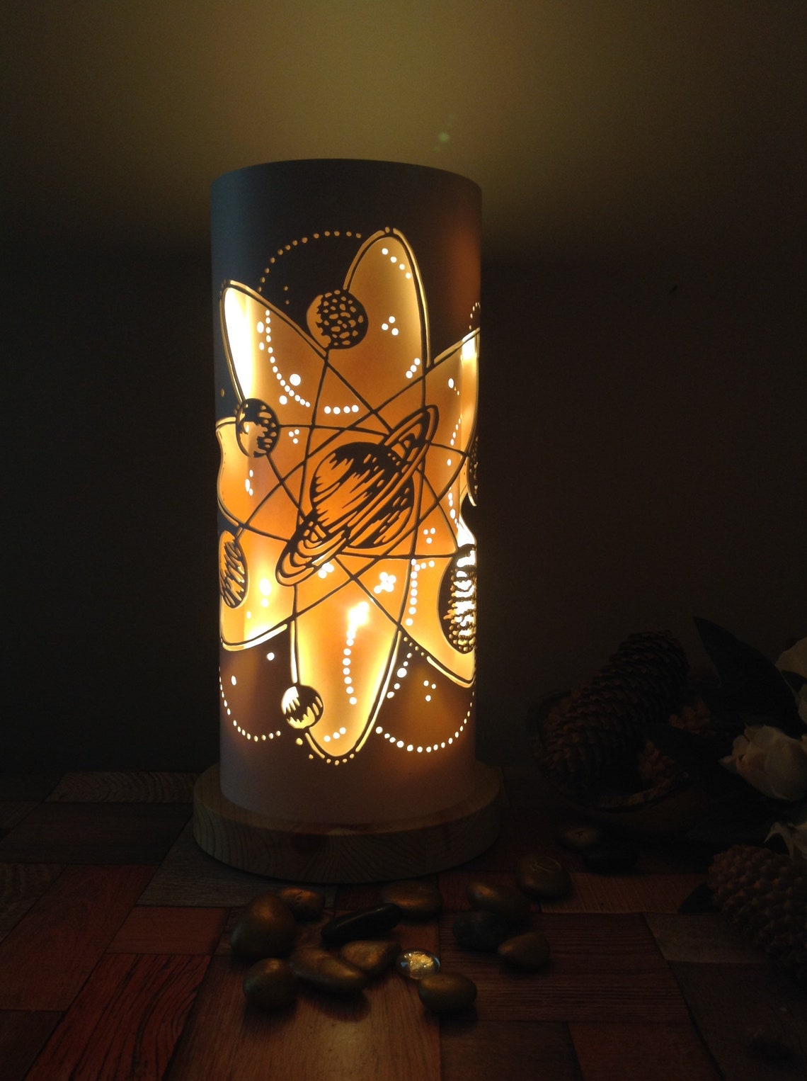 Galaxy and Planets Table Lamp - Etsy UK