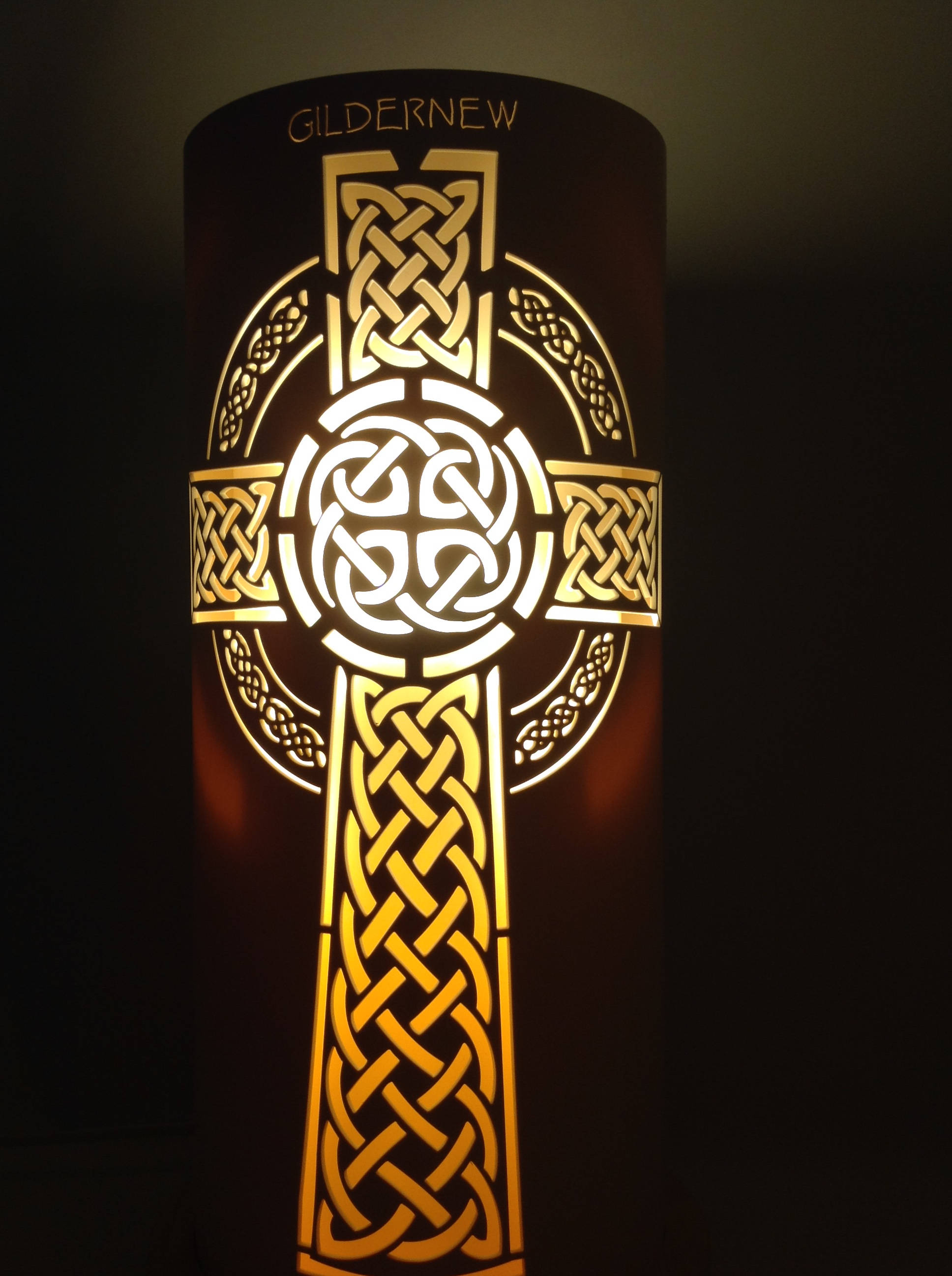 Irish Celtic Cross Table Lamp - Etsy UK