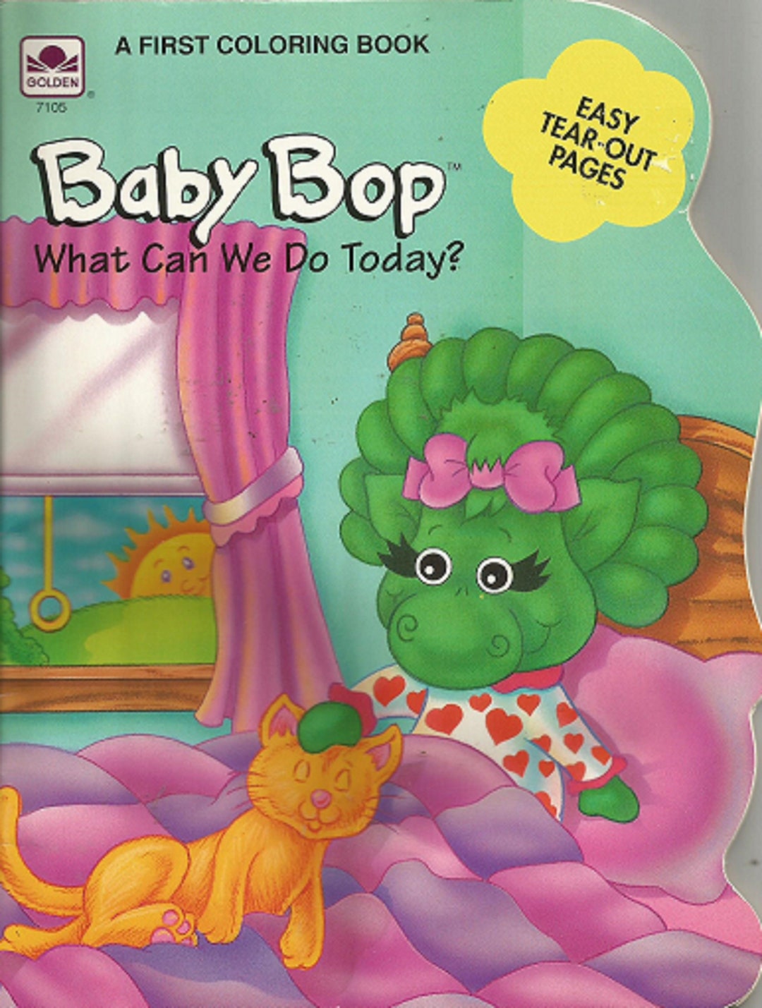 BABY BOP Coloring BOOK - What Can We Do Today? - A First Coloring Book ...