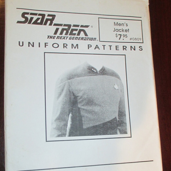 Star Trek Uniform Pattern - Etsy