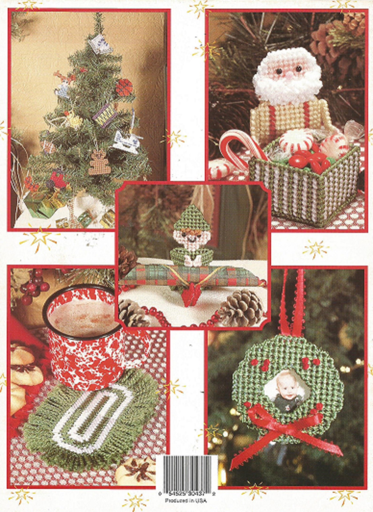 Plastic Canvas SANTA'S TOY SHOP Pattern Book Easy - Etsy