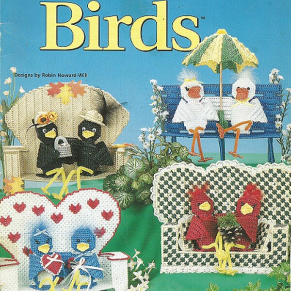 Plastic Canvas Birds - Etsy