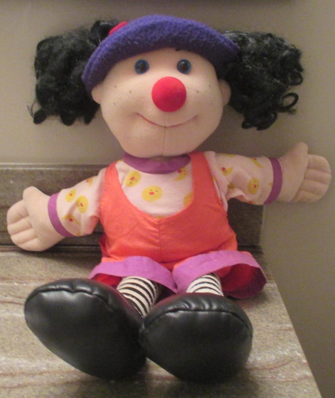 Vintage the Big COMFY Couch LOONETTE Plush Clown Rag Doll - Molly's ...