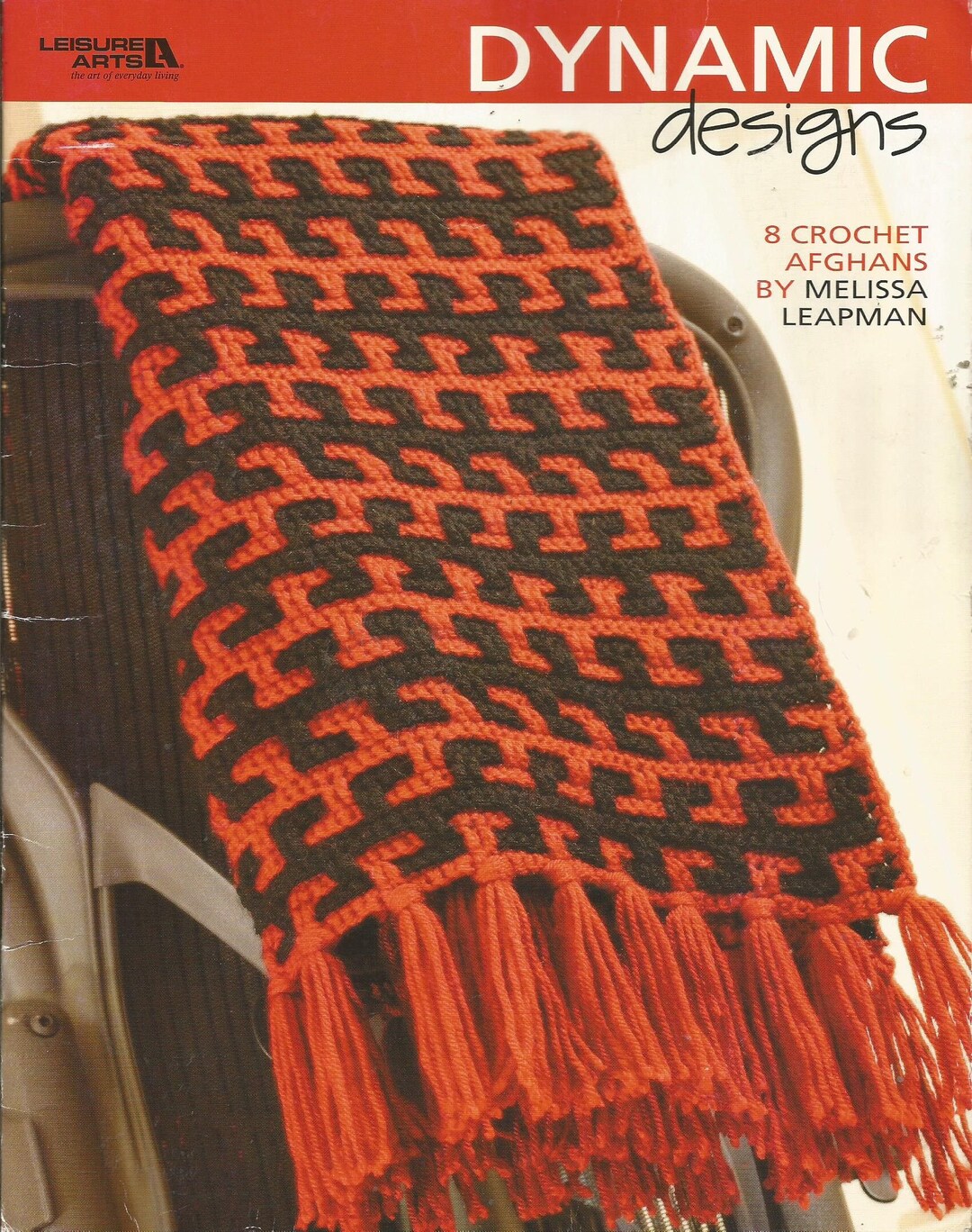DYNAMIC DESIGNS 8 CROCHET Afghan Patterns by Melissa Leapman - Leisure ...