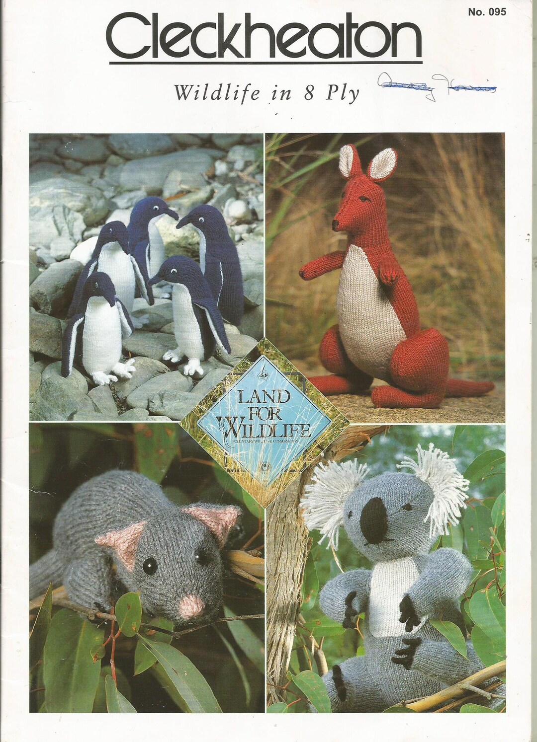 KNIT Australian ANIMAL Characters - Cleckheaton WILDLIFE in 8 Ply ...