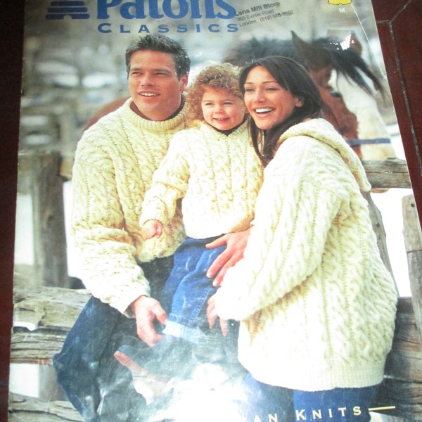Patons Knit Pattern - Etsy