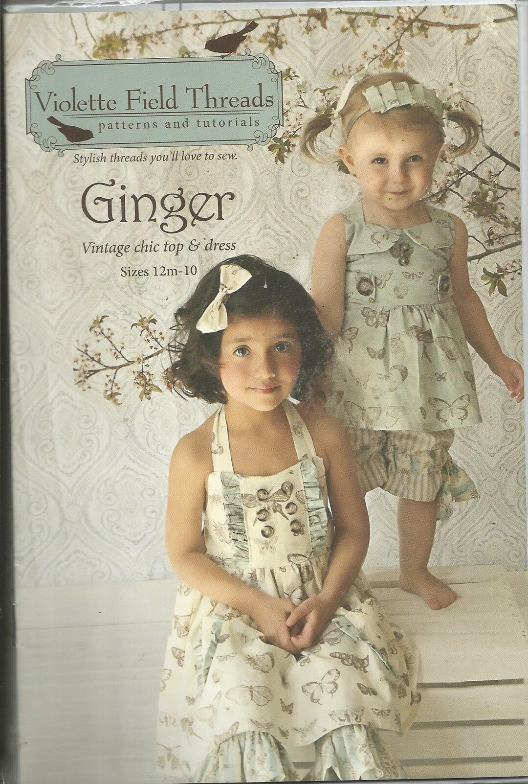 Violette Field Threads PATTERNS and Tutorials, GINGER, Girls Vintage ...