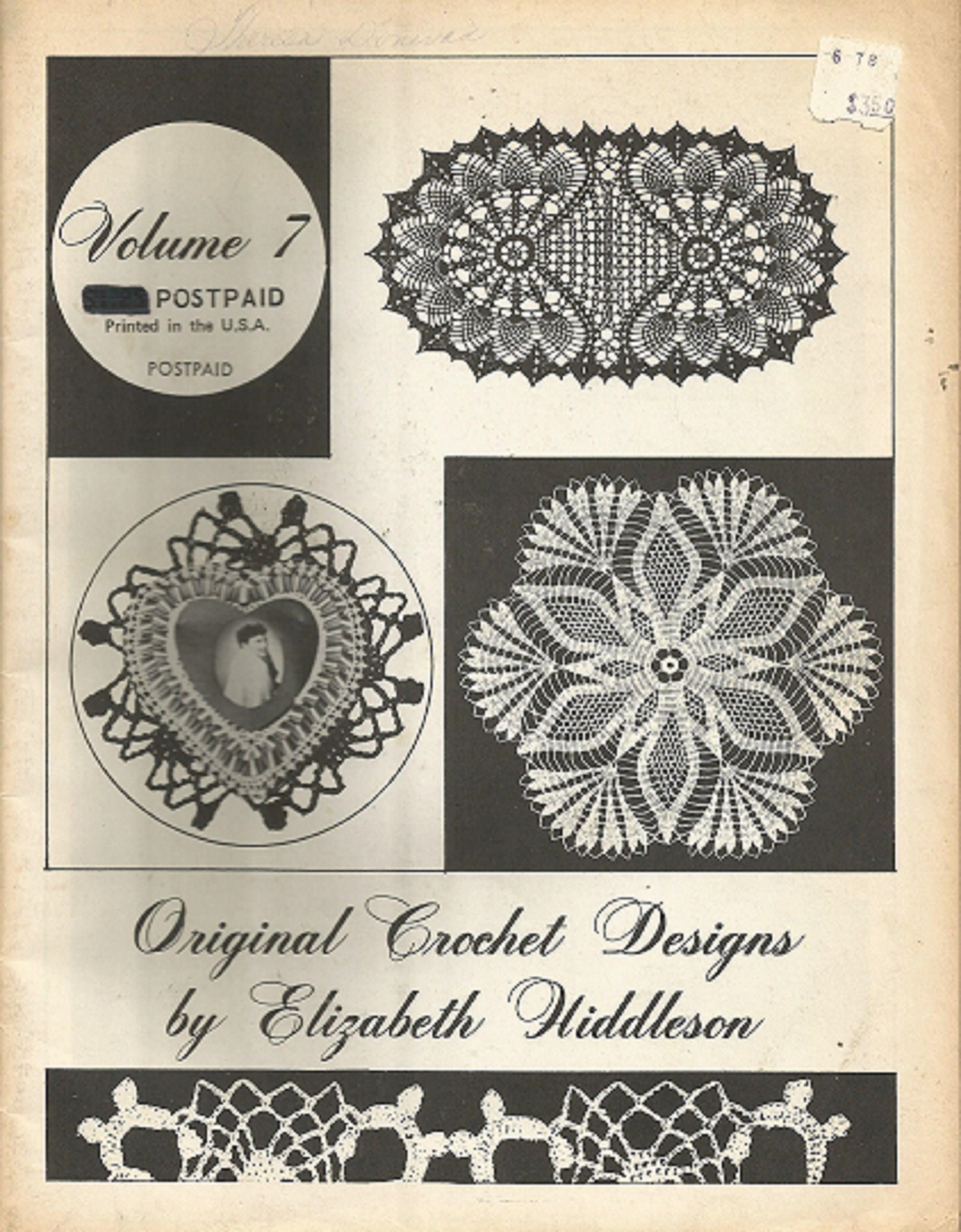 Original CROCHET Designs by Elizabeth HIDDLESON Volume 7 - Etsy