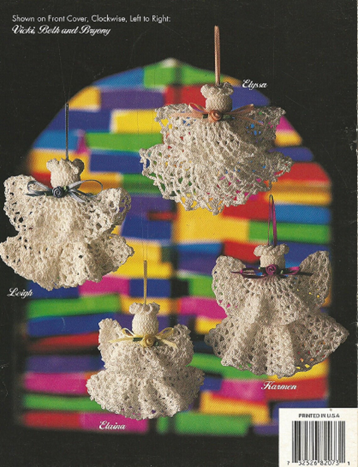 CROCHET ANGEL SACHETS Pattern Booklet 1993 Annie's Attic - Etsy