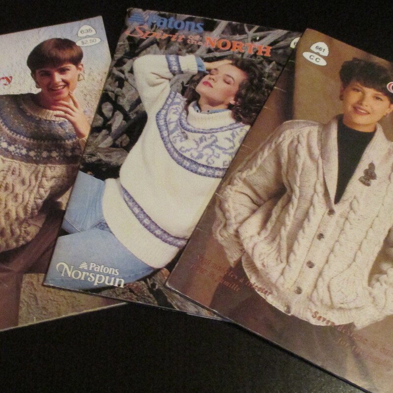 Patons Knit Pattern - Etsy